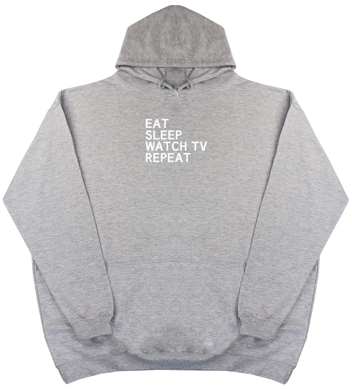 Eat Sleep Watch TV Repeat - Kids Oversized Comfy Original Hoody – Huge ...